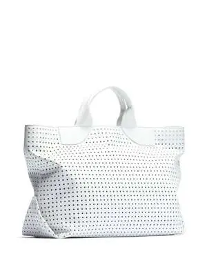 N°21 Panelled Perforated Tote Bag