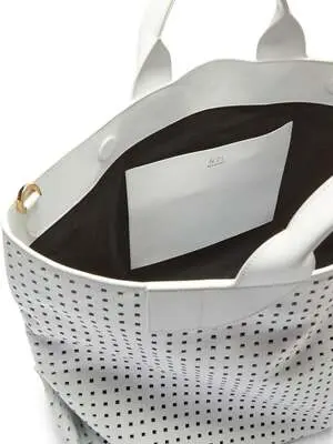 N°21 Panelled Perforated Tote Bag