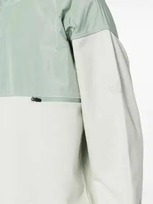ALPHA TAURI Half-zip Panelled Sweatshirt