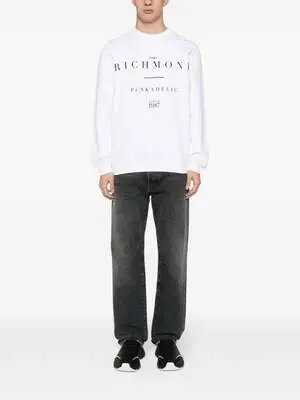 John Richmond Logo-print Sweatshirt - White