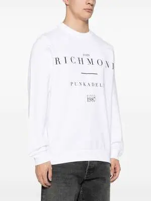 John Richmond Logo-print Sweatshirt - White