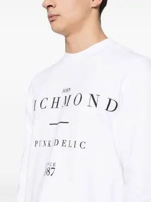 John Richmond Logo-print Sweatshirt - White
