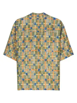 Marni Graphic-print Silk Shirt