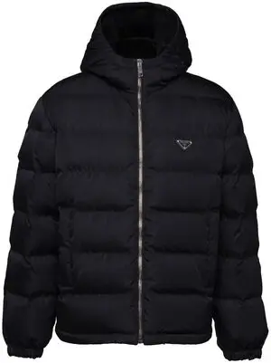 Prada Re-nylon Cropped Down Jacket