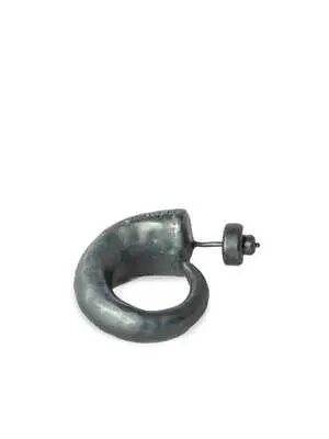 PARTS OF FOUR Horn Sterling Hoop Earrings - Silver