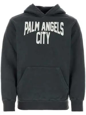 Palm Angels Textured Sweatshirts Hoodies For Men