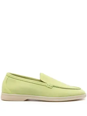 Scarosso Stacked Heel Flats For Women