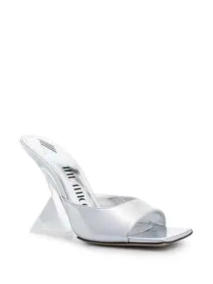 Attico Cheope 105mm Sandals - Silver