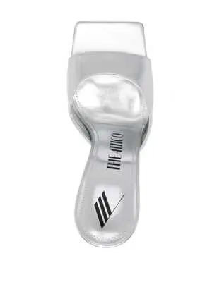 Attico Cheope 105mm Sandals - Silver