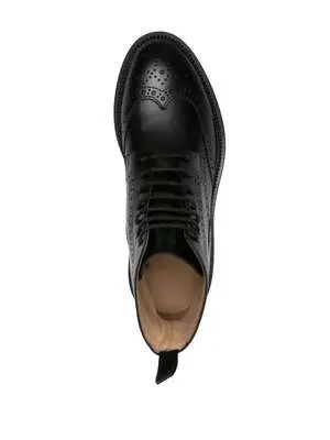 SCAROSSO Thomas Leather Boots - Black