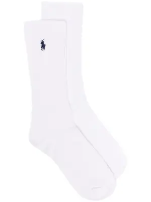 Polo Ralph Lauren Polo Pony-motif Socks - White