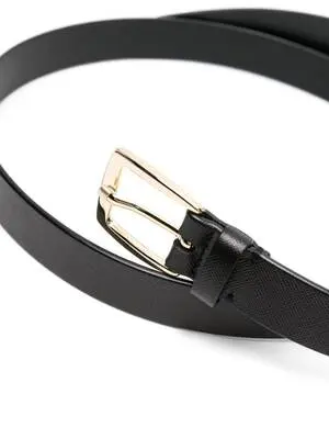 D4.0 Buckle-fastening Saffiano-leather Belt