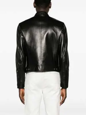 TOM FORD Café Racer Leather Biker Jacket