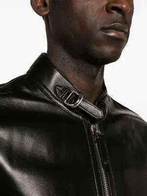TOM FORD Café Racer Leather Biker Jacket