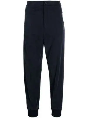 Giorgio Armani Jersey Tapered Track Pants - Blue