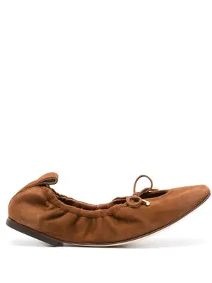 Scarosso Square Toe Flats For Women