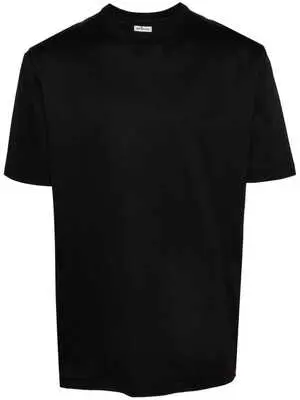 Kiton Short-sleeve Cotton T-shirt - Black