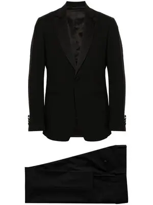 LARDINI Single-breasted Wool-blend Suit