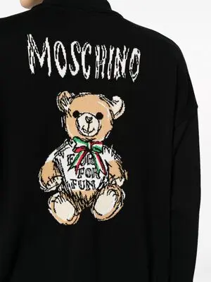 Moschino Archive Teddy Fine-knit Cardigan