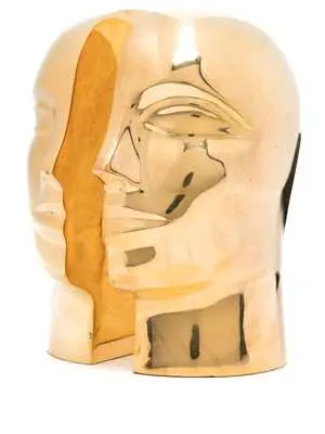 Jonathan Adler Atlas Polished-brass Bookends - Gold