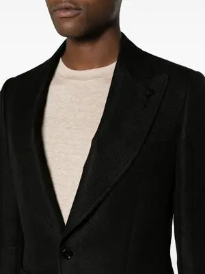 LARDINI Single-breasted Linen Blazer
