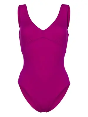 ERES Hold Up V-neck One Piece Swimsuit - Pink