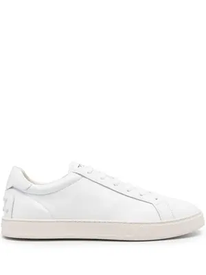 TOD'S Panelled Leather Sneakers - White