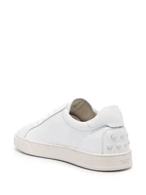 TOD'S Panelled Leather Sneakers - White