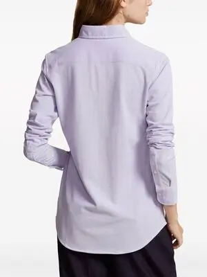 Polo Ralph Lauren Pony-embroidered Cotton Shirt - Purple