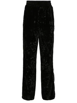 Amiri Crushed Velvet Track Pants