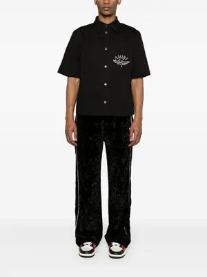 Amiri Crushed Velvet Track Pants