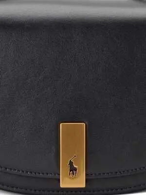 Polo Ralph Lauren Mini Polo Id Leather Crossbody Bag - Black