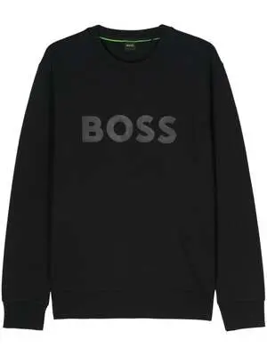 BOSS Logo-appliqué Cotton Sweatshirt