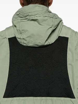 C.P. COMPANY Flatt Cargo-pockets Hooded Jacket - Green