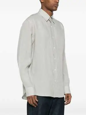 Brioni Chambray Linen Shirt