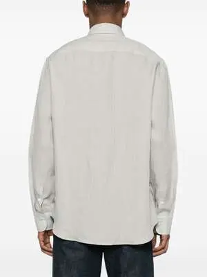 Brioni Chambray Linen Shirt