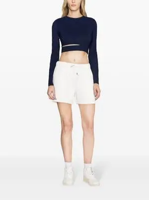 AUTRY Logo-patch Jersey Shorts