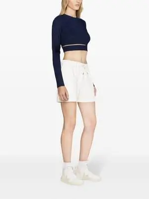 AUTRY Logo-patch Jersey Shorts