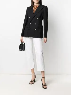 Ralph Lauren Double-breasted Cashmere Blazer - Black