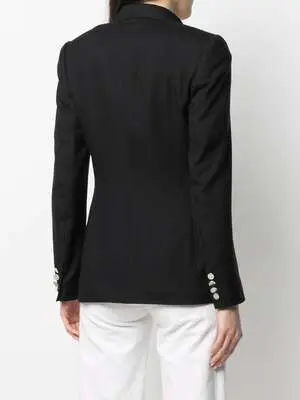 Ralph Lauren Double-breasted Cashmere Blazer - Black