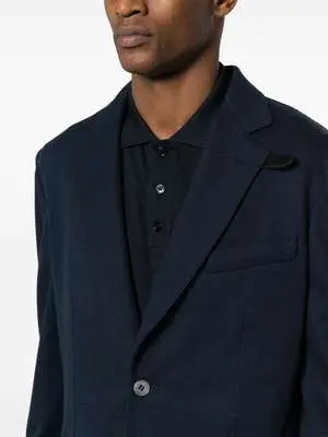Brioni Silk-blend Knitted Blazer