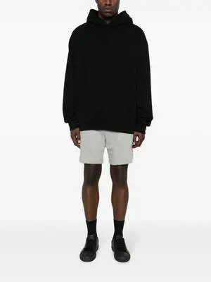 JAMES PERSE Mélange-effect Cotton Shorts