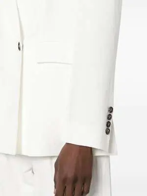 Brunello Cucinelli Peak-lapels Double-breasted Blazer - White