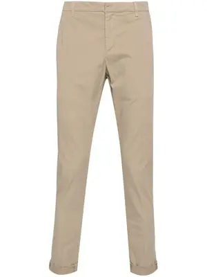 DONDUP Slim-fit Chino Trousers - Neutrals