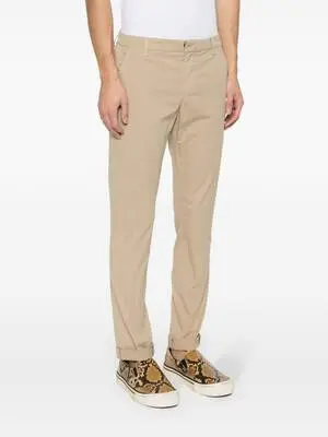 DONDUP Slim-fit Chino Trousers - Neutrals