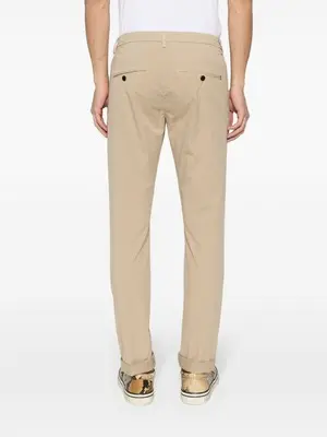 DONDUP Slim-fit Chino Trousers - Neutrals