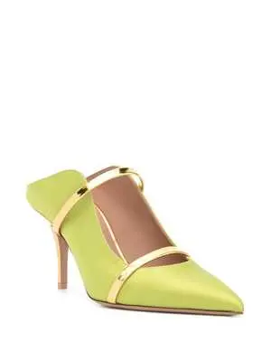 MALONE SOULIERS Maureen 70mm Mules - Green