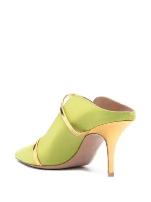 MALONE SOULIERS Maureen 70mm Mules - Green