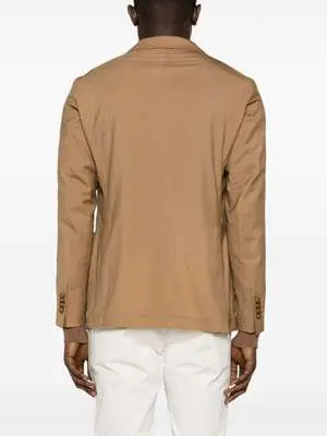 Tagliatore Brooch-detail Single-breasted Blazer - Neutrals