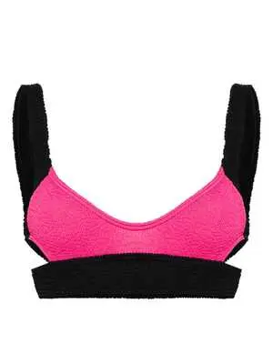 Bond Eye Splice Nino Colour-block Bikini Top - Pink